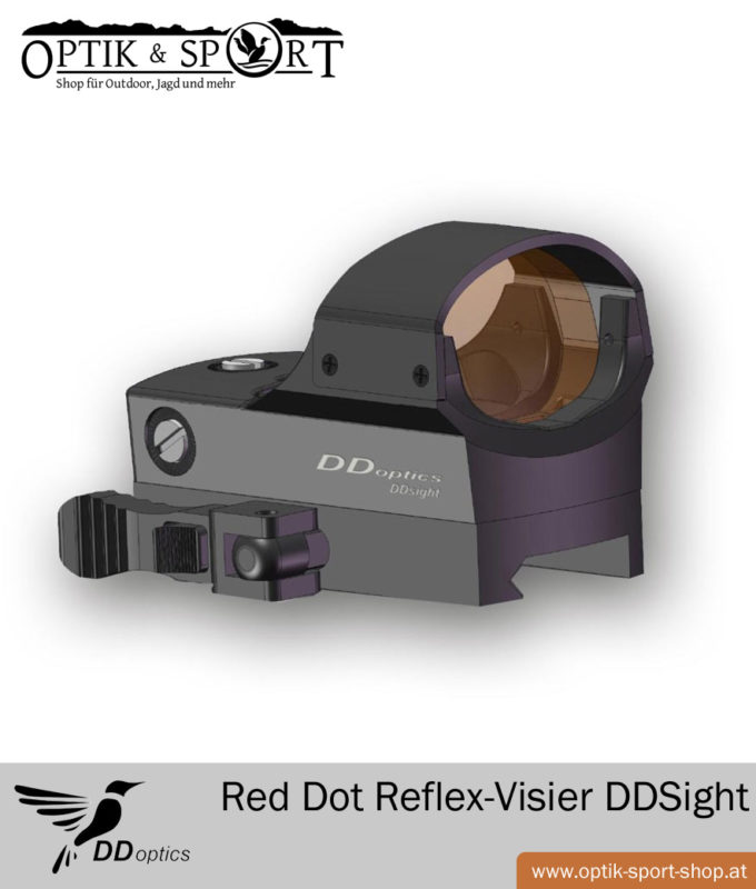 DDoptics Red Dot Reflex-Visier DDSight für Langwaffe und Kurzwaffe